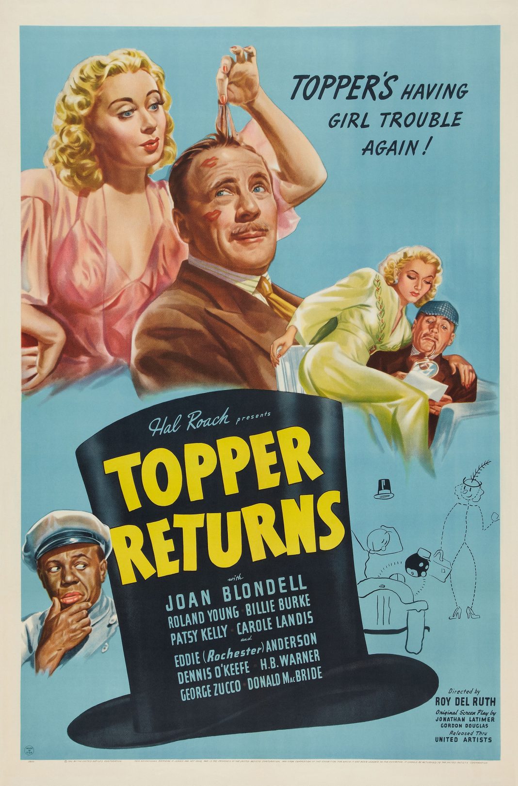 Topper Returns (1941) - Black Horror Movies